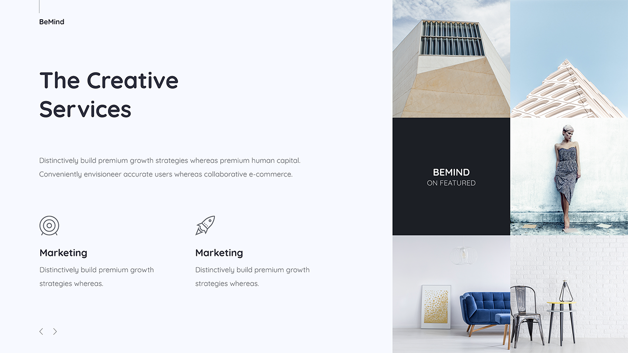 BeMind Minimal Template (Keynote), Presentation Templates | GraphicRiver