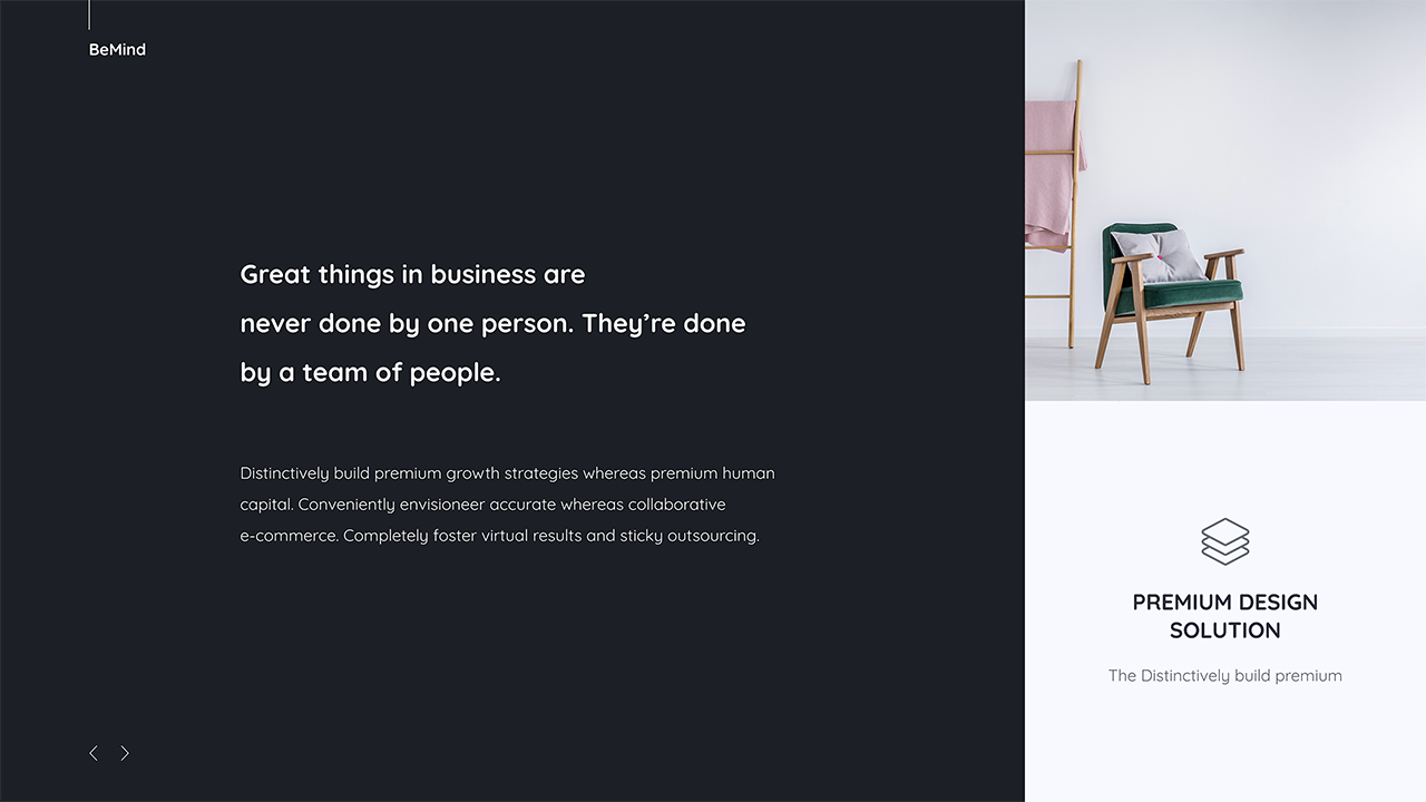 BeMind Minimal Template (Keynote), Presentation Templates | GraphicRiver