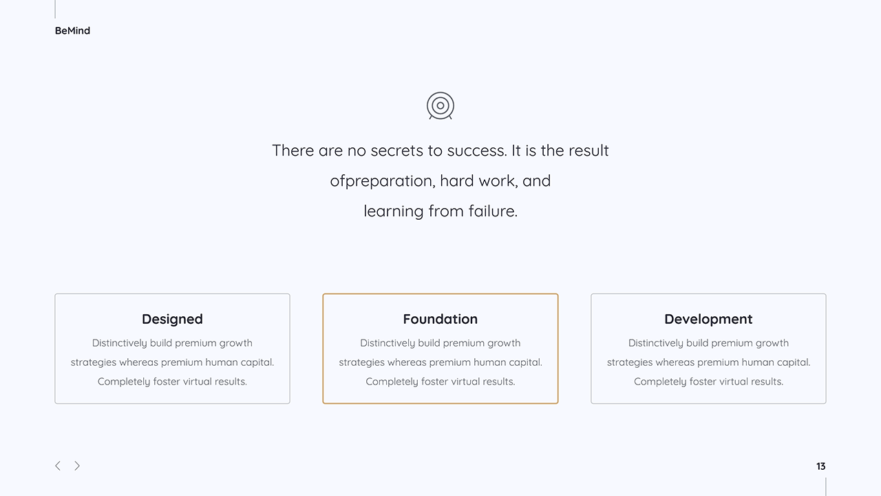 BeMind Minimal Template (Powerpoint), Presentation Templates | GraphicRiver