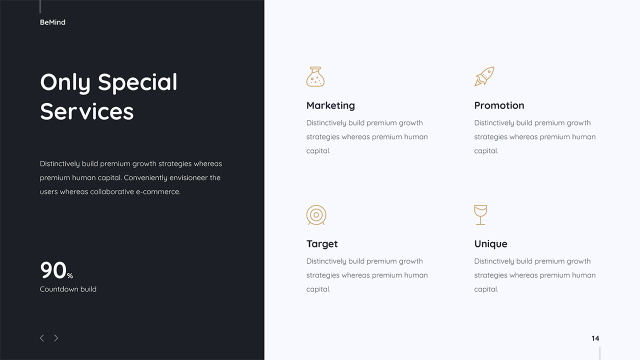 BeMind Minimal Template (Powerpoint), Presentation Templates | GraphicRiver