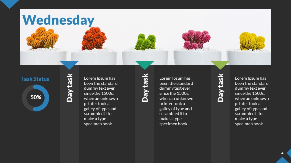 Week and Day Planning PowerPoint Presentation Template, Presentation ...