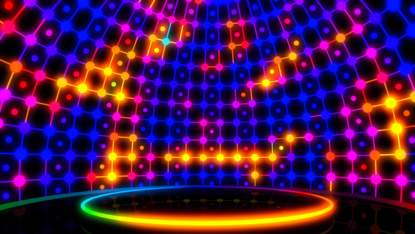 Neon Colorful Scene, Motion Graphics | VideoHive