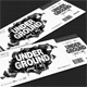 Underground Groove Party Event Ticket, Print Templates | GraphicRiver