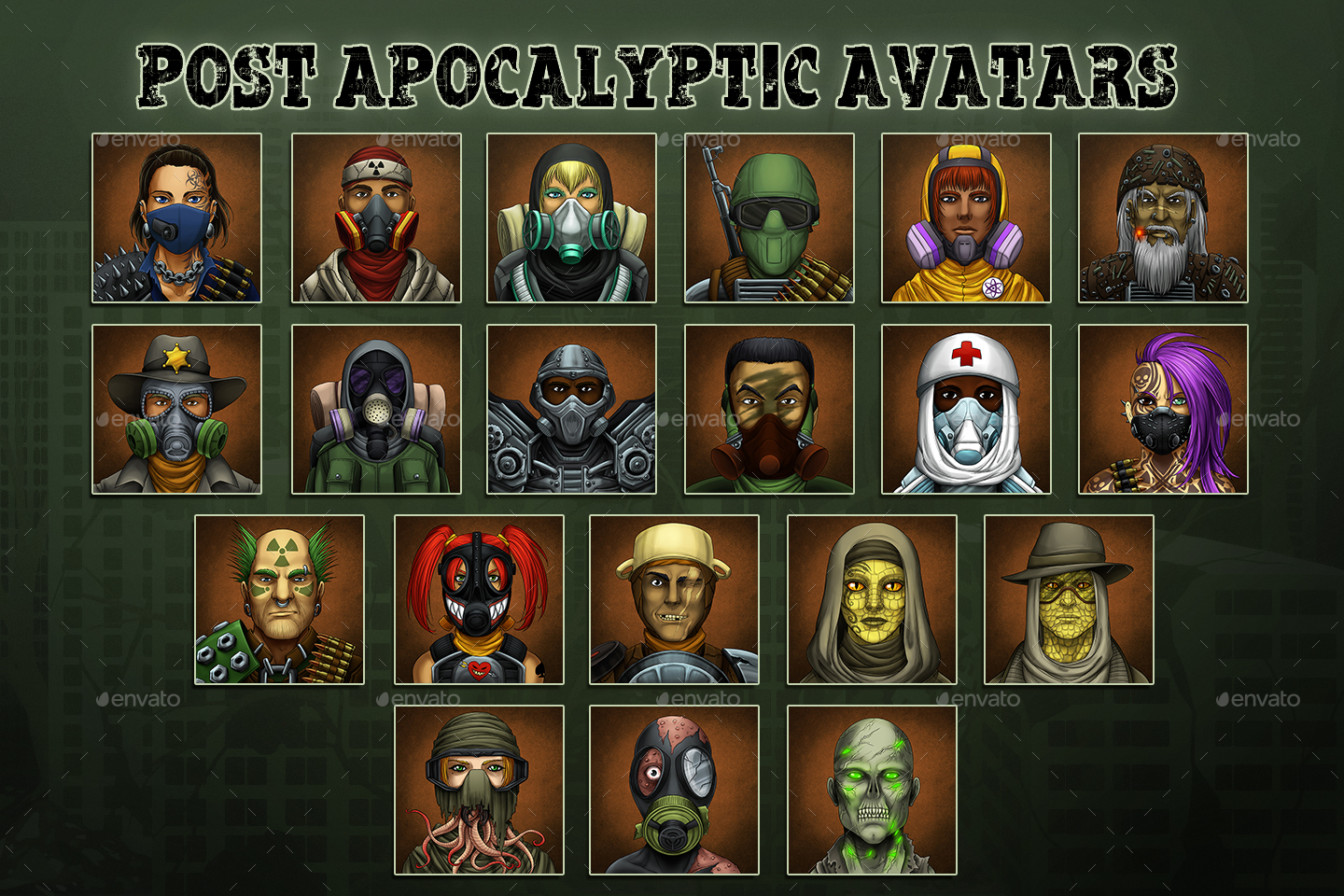 Post Apocalyptic Game Assets, Game Assets | GraphicRiver