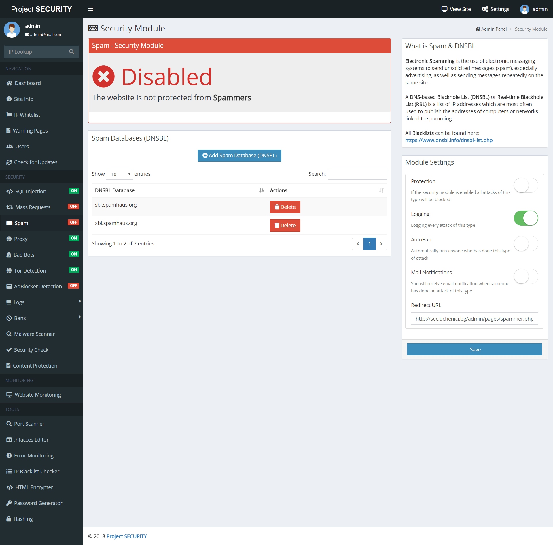 Project SECURITY – Website Security, Antivirus & Firewall by Antonov_WEB