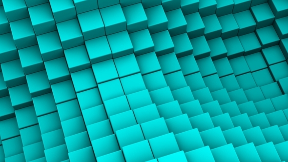 Cubes Formed A Wave, Motion Graphics | VideoHive