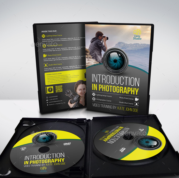 Photography Training Course DVD Template, Print Templates | GraphicRiver