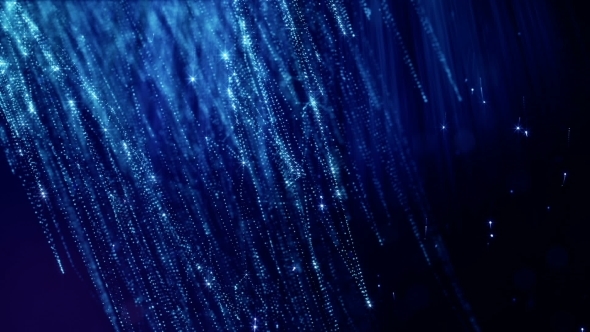 Blue Particles Adstract Background, Motion Graphics | VideoHive