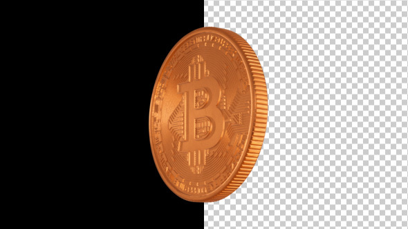 Bitcoin Rotate Loop, Motion Graphics | VideoHive