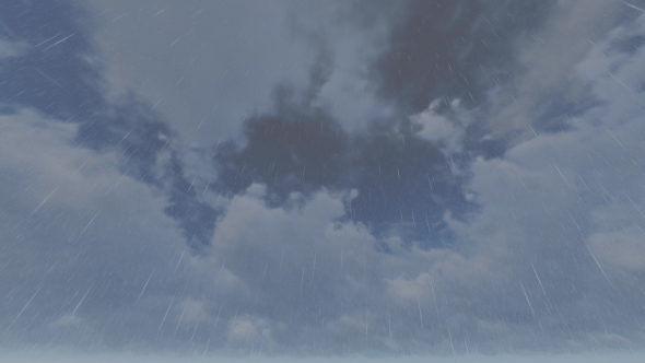 Storm Clouds With Rain, Motion Graphics | VideoHive