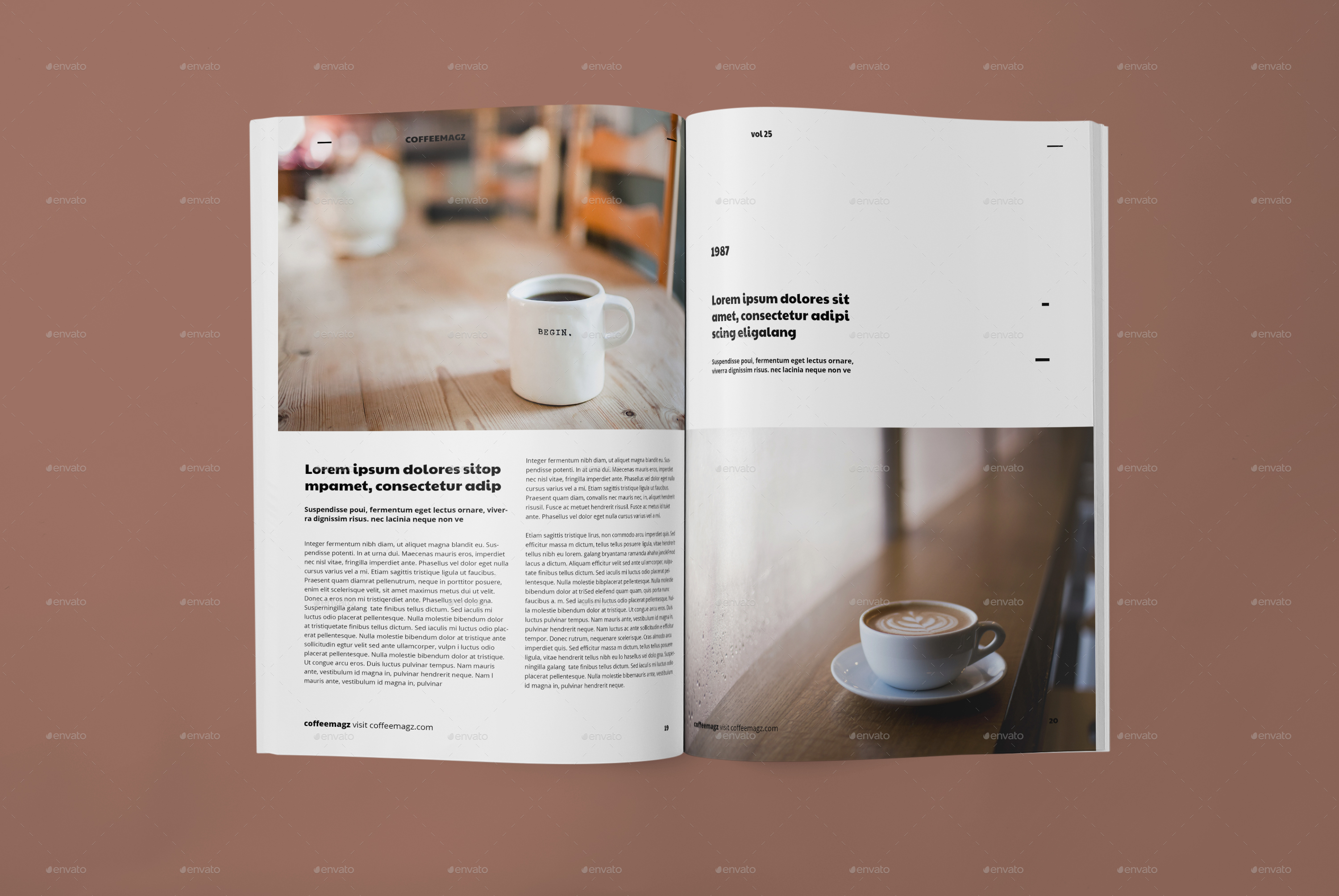 CoffeeMagz Magazine Template, Print Templates | GraphicRiver