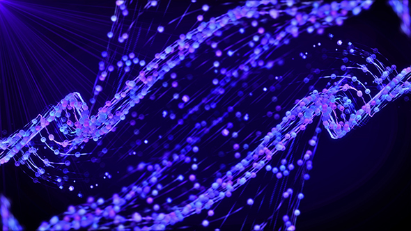 Blue Network with Balls, Motion Graphics | VideoHive