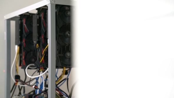 Open Rack for Cryptocurrency Mining Includes Graphics Cards ...