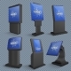 Touch Screen Computer Terminals, Vectors | GraphicRiver