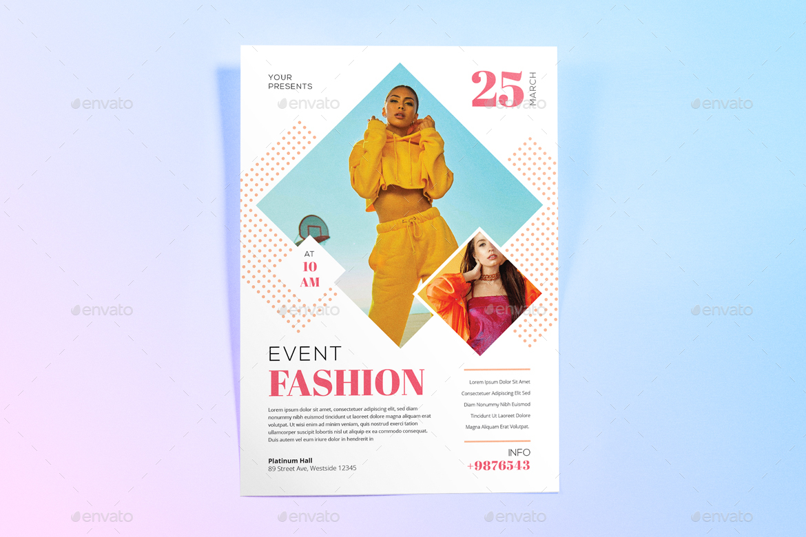 Event Fashion Flyers, Print Templates | GraphicRiver