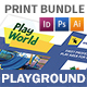 Kids’ Playground Print Bundle, Print Templates | GraphicRiver