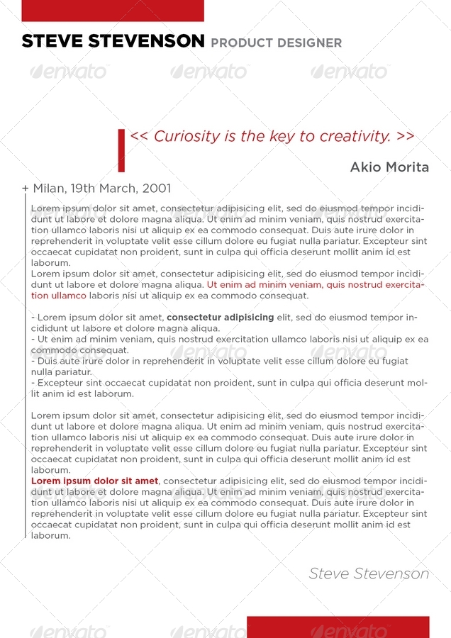 Professional CV / Resume, Print Templates | GraphicRiver