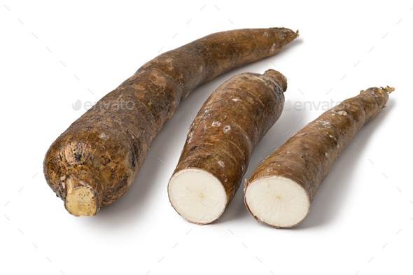 Whole Cassava root and two parts Stock Photo by picturepartners | PhotoDune
