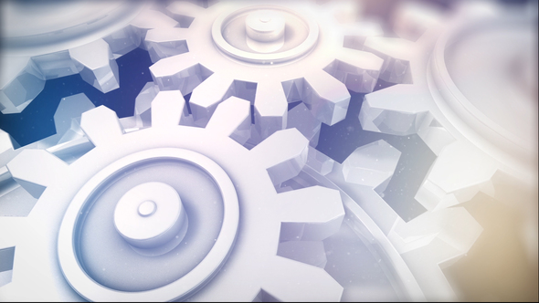 Elegant Cog Wheel Loop, Motion Graphics | VideoHive
