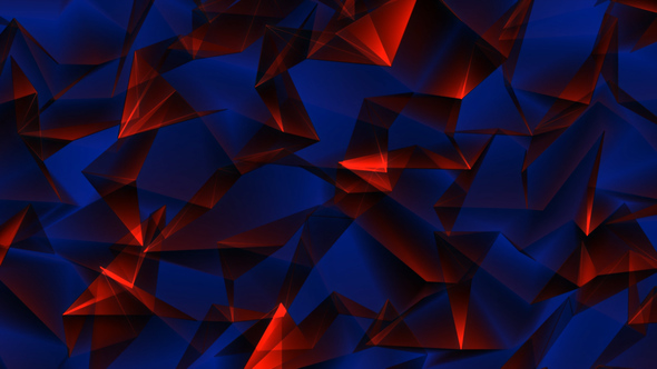 Special Red Triangles in Blue Background, Motion Graphics | VideoHive