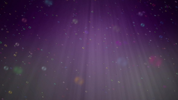 Colorful Bubbles Light Rays, Motion Graphics | VideoHive