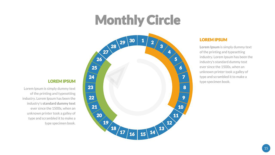 Monthly Planner Google Slides Template, Presentation Templates ...