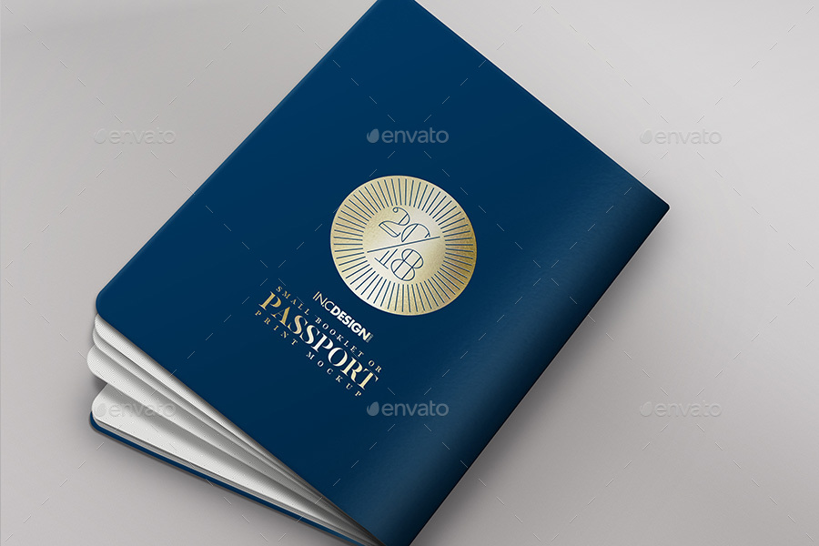 Passport | Booklet Photo Realistic Mock Up, Graphics | GraphicRiver