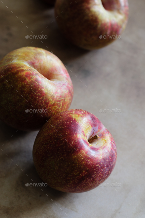 Watermelon Plums a Newly Developed Hybrid Stock Photo by DPimborough