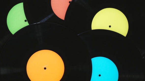 Vinyl Records Rotate, Stock Footage | VideoHive