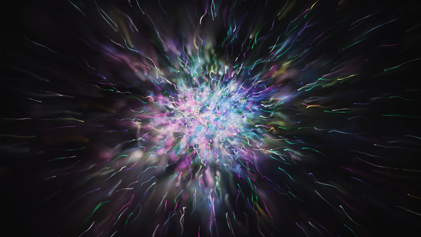 Colorful Energy Connection Loop, Motion Graphics | VideoHive