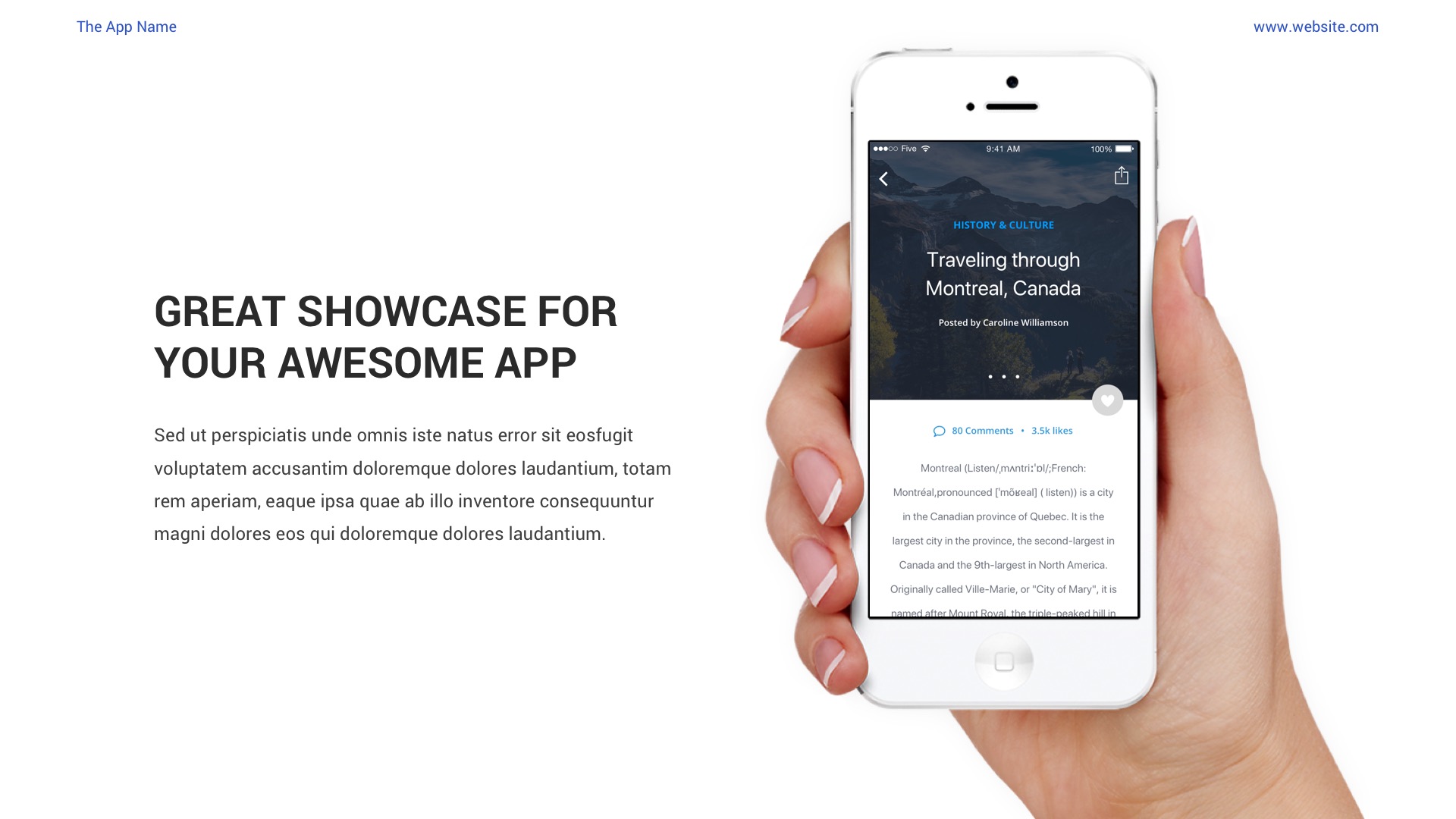 Mobile App Showcase PPT Pitch Deck, Presentation Templates | GraphicRiver