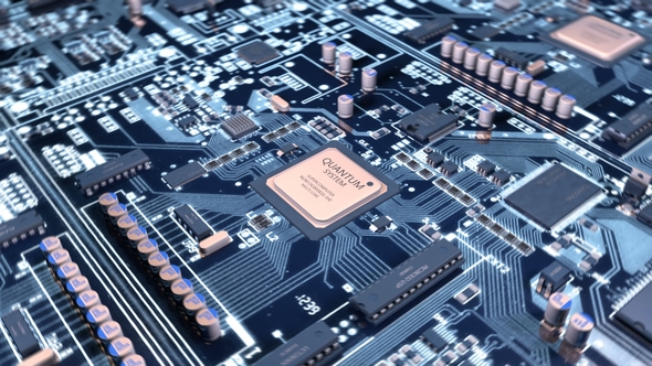 Central Processor Inside a Computer, Motion Graphics | VideoHive