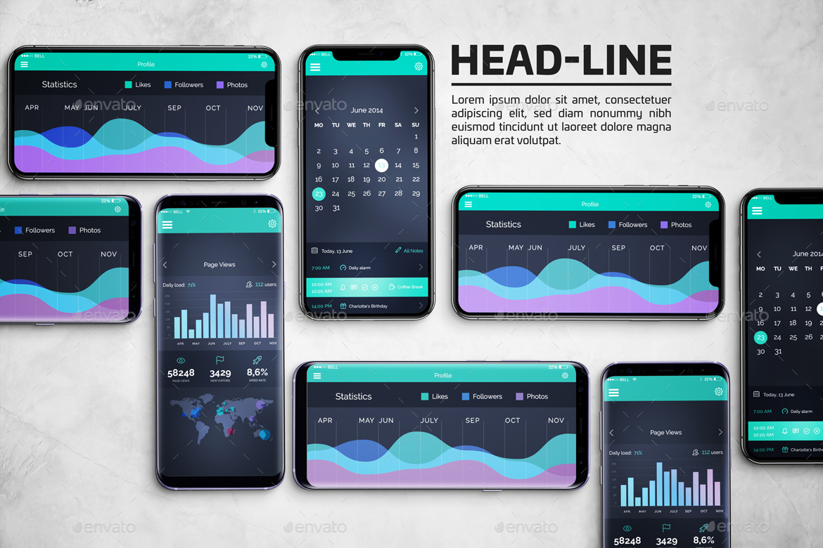 Android & iOS Mockup, Graphics | GraphicRiver