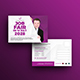 Job Fair Postcard Template, Print Templates | GraphicRiver