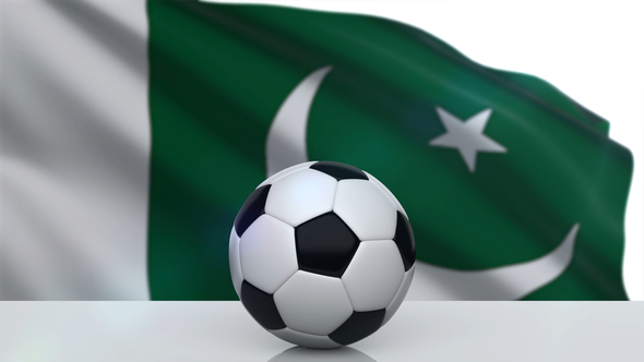 Soccer Ball with Pakistan Flag, Motion Graphics | VideoHive