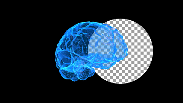 Low Poly Brain Loop Background, Motion Graphics | VideoHive