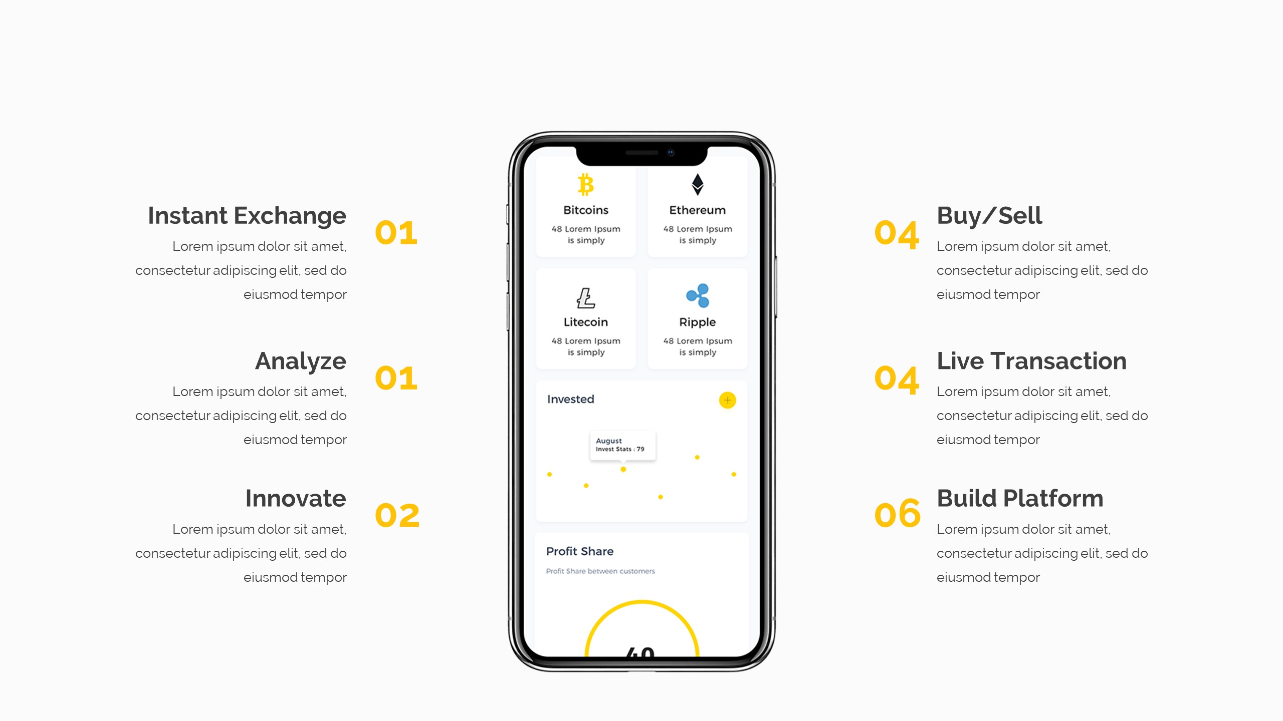 Coin Exchange and Crypto Currency Powerpoint Template, Presentation ...