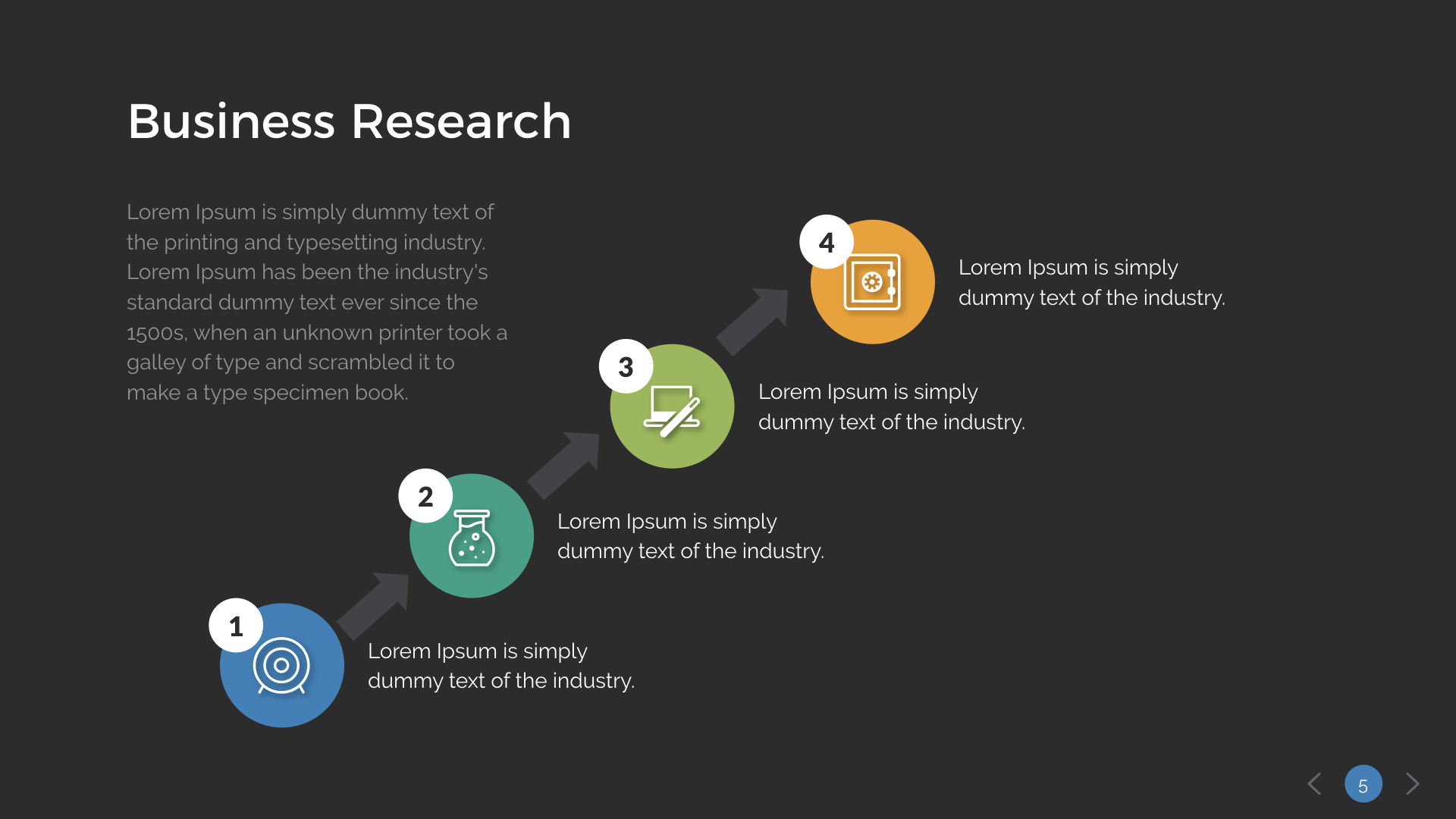 Business Research Keynote Presentation Template, Presentation Templates
