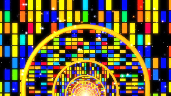 Tunnel Colorful Led, Motion Graphics | VideoHive