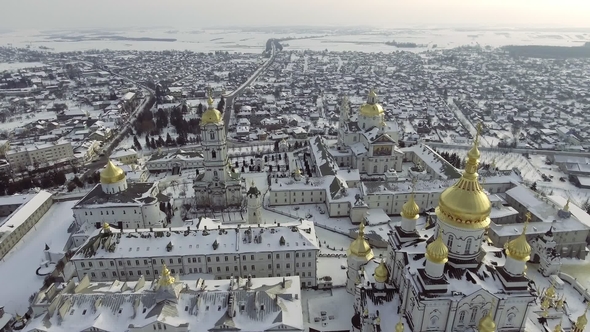 The Church of Lavra in Pochaev, Ukraine, Stock Footage | VideoHive