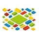 Isometric Constructor Blocks at Different Colors, Vectors | GraphicRiver