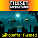 Silhouette Shadow Tileset and Background, Game Assets | GraphicRiver