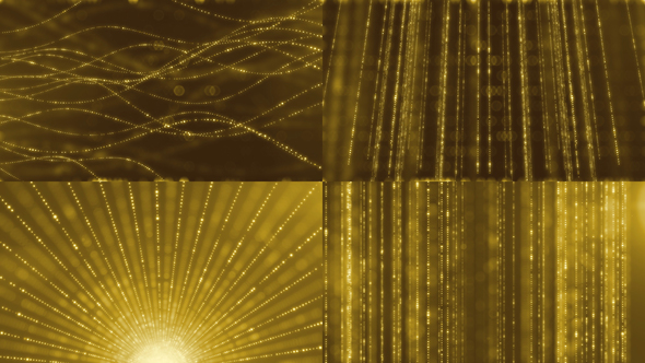 Gold Trails Backgrounds, Motion Graphics | VideoHive
