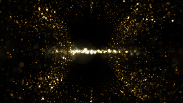 Gold Luxury Particles, Motion Graphics | VideoHive