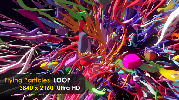 Flying Particles, Motion Graphics | VideoHive