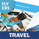Travel Agency Flyers 3 – 4 Options, Print Templates | GraphicRiver
