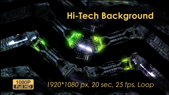 Hi-Tech Background, Motion Graphics | VideoHive