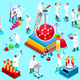 Laboratory Staff Isometric People Vector, Vectors | GraphicRiver