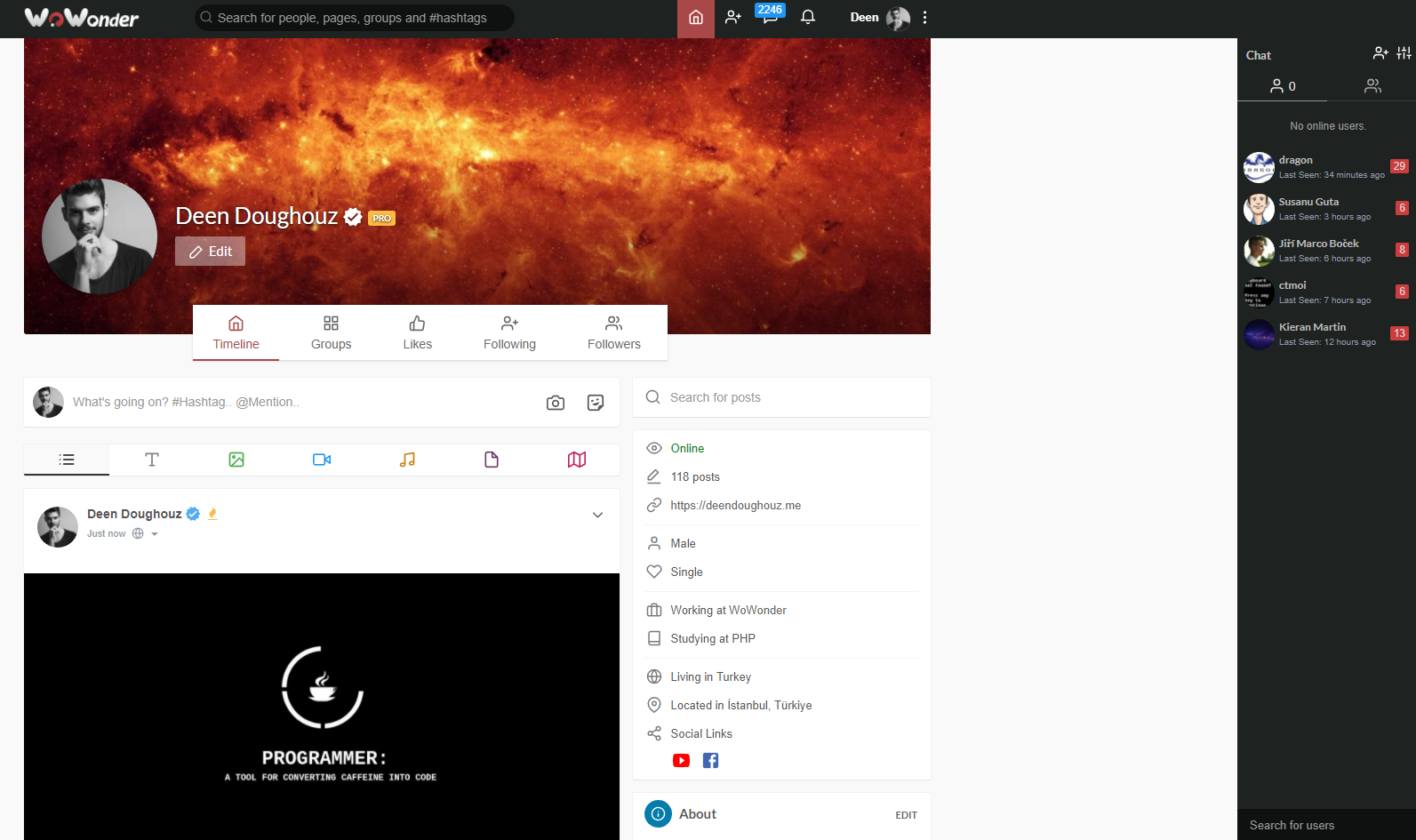 Wowonder The Ultimate Php Social Network Platform By Doughouzforest
