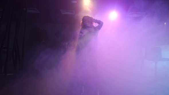 Girl Is Dancing in the Club, Stock Footage | VideoHive